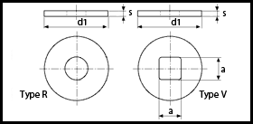 DIN 440 Type R Skive M8 (9x28x3) Rustfri-Syrefast A4